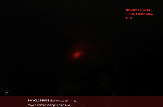 MAYON VOLCANO | Phivolcs raises Alert Level to "3"