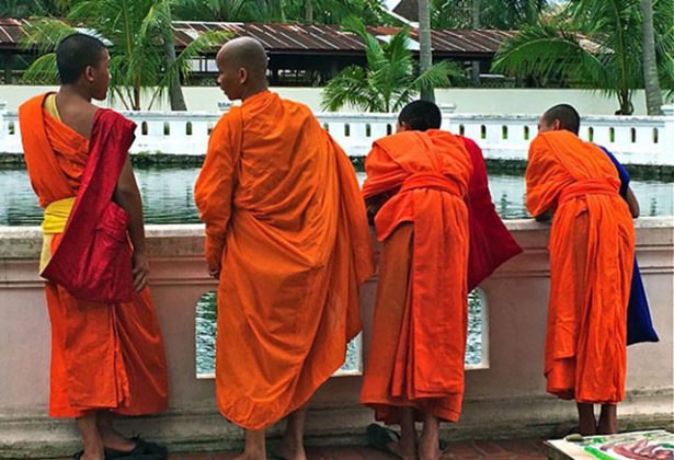 Fake monks around the metro scam people into giving them 'donations'