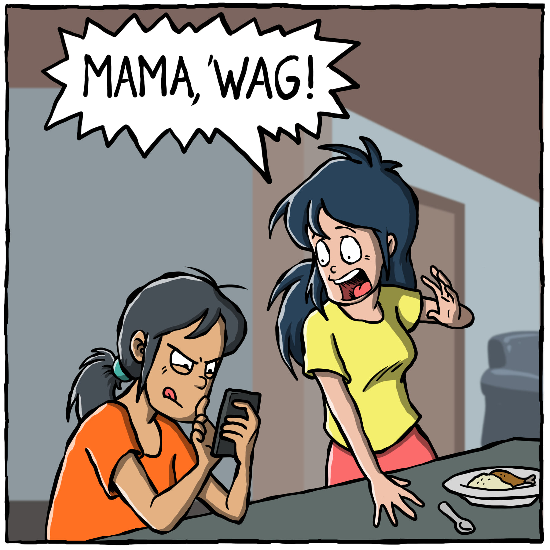 Data Awareness A Comic Strip For Filipino Parents Who Click On Everything