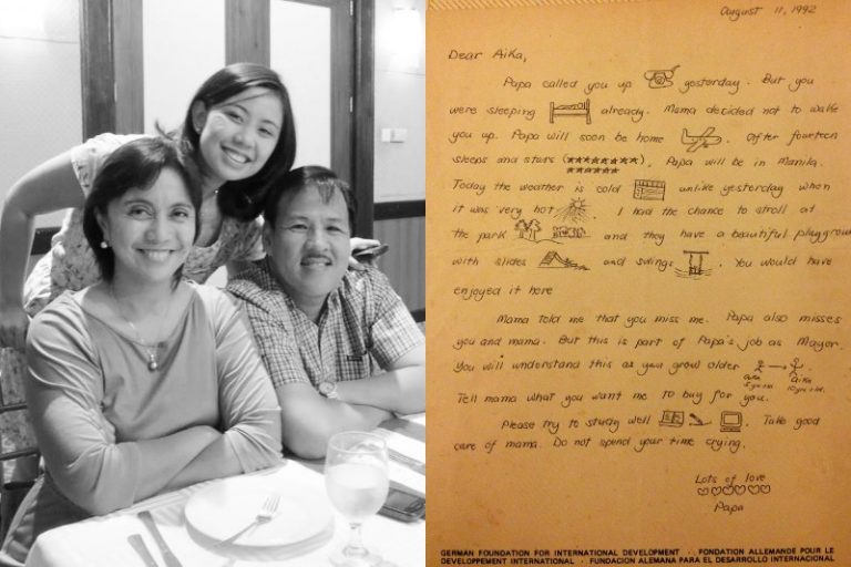 'Emoji-laden': Jesse Robredo's old letter to daughter Aika resurfaces ...
