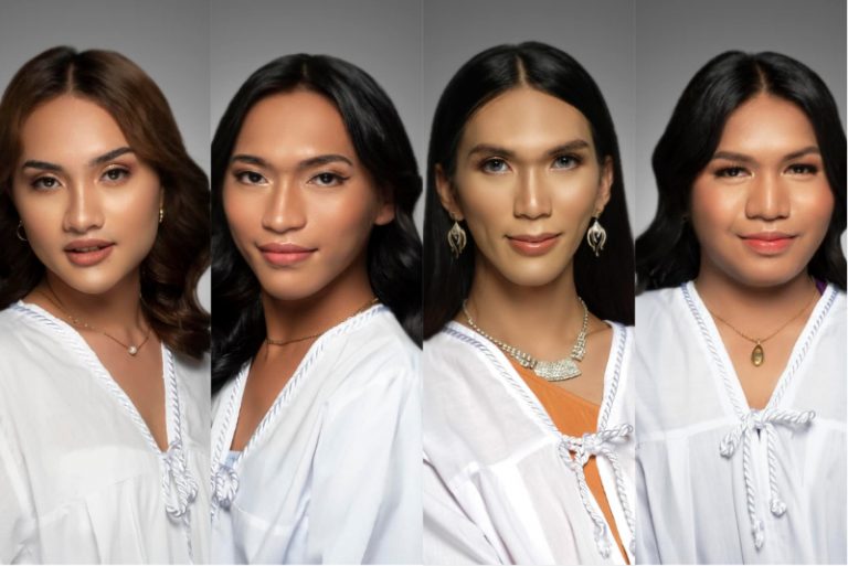 Graduating senior high trans students gifted with creative grad photoshoot