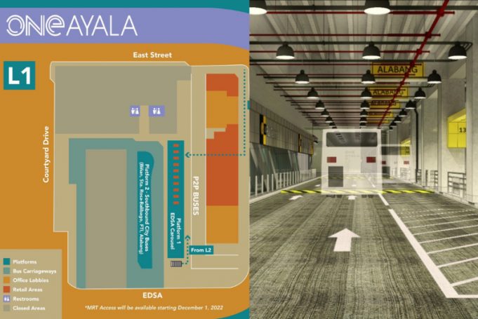PSA: Southbound EDSA Carousel buses to be relocated to One Ayala