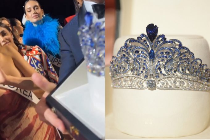 Eyes on the prize: Celeste Cortesi spotted eyeing new Miss Universe crown