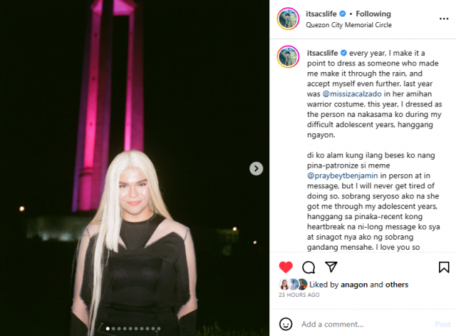How Vice Ganda reacted to AC Soriano's tribute post
