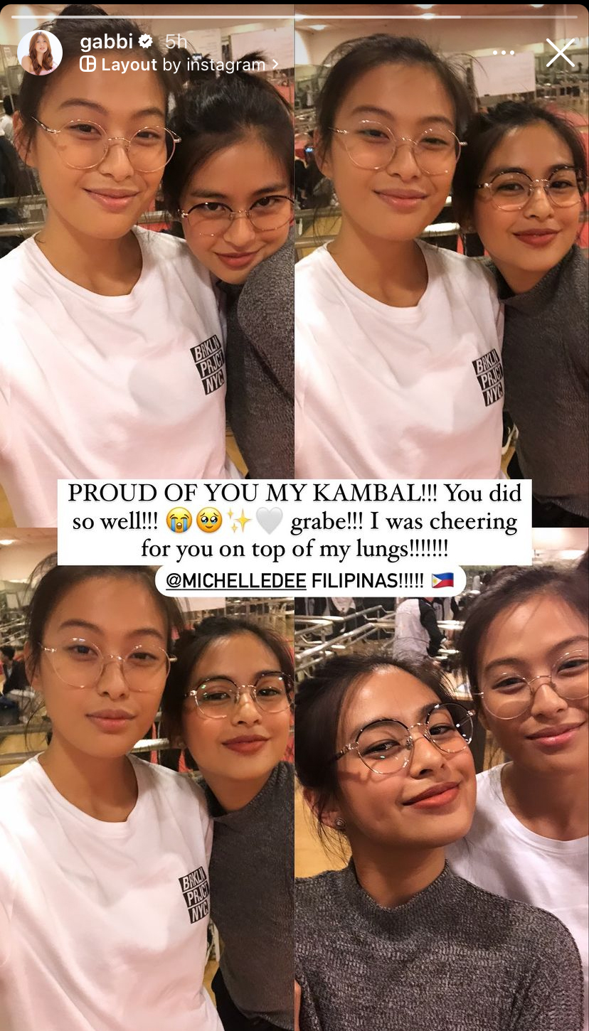 ‘You did so well’: Gabbi Garcia proud of ‘kambal’ Michelle Dee’s Miss ...