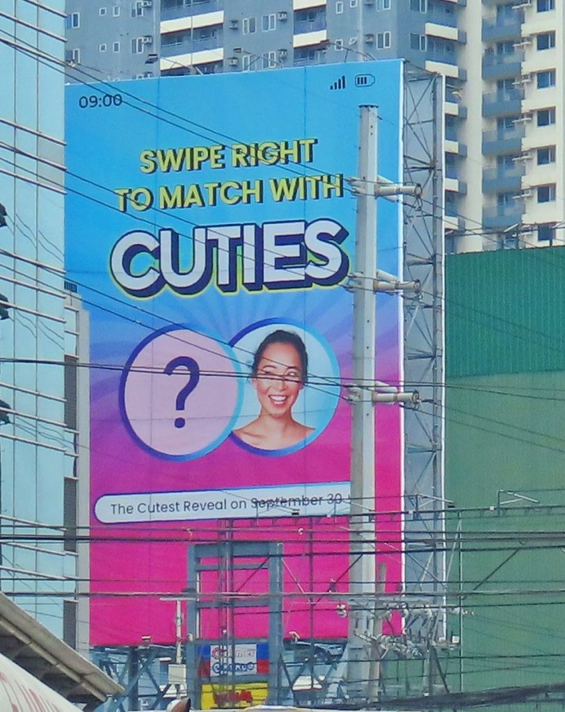 'Swipe right': Mysterious dating billboards spotted along EDSA, C5