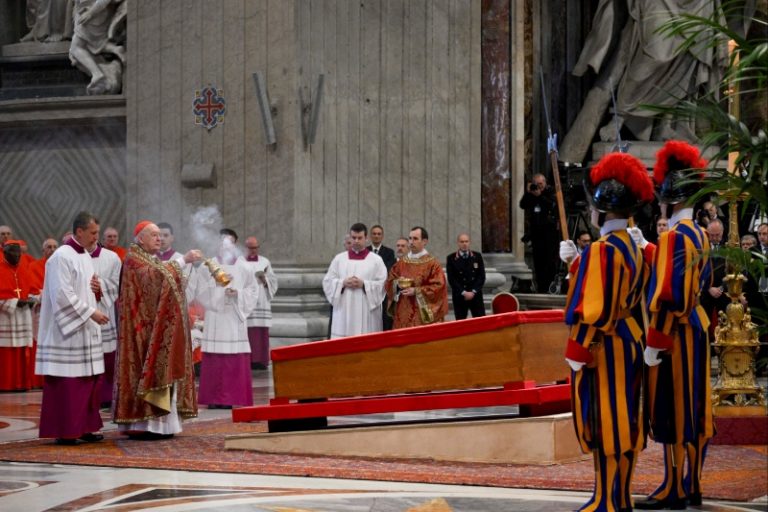 Pope Francis' body placed in St Peter's Basilica after solemn procession