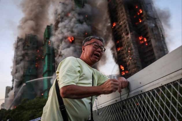 The photo that became a symbol for Hong Kong's deadly fire