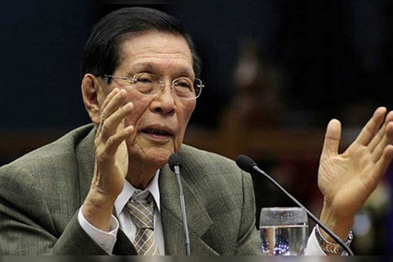Enrile family calls for respect for late patriarch amid Cayetano’s ...