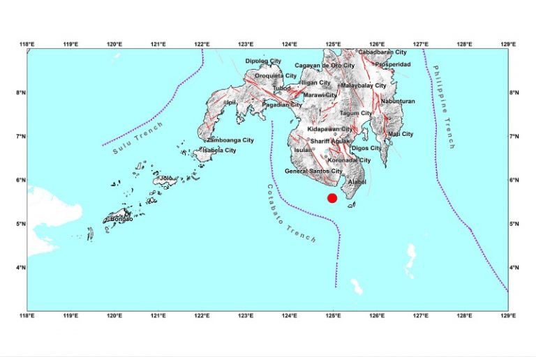 Magnitude 7.8 quake strikes off Mindanao, tsunami warnings raised
